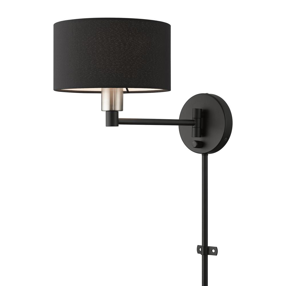 1 Light Black Swing Arm Wall Lamp : AKVQ4 | Legend Lighting Inc.